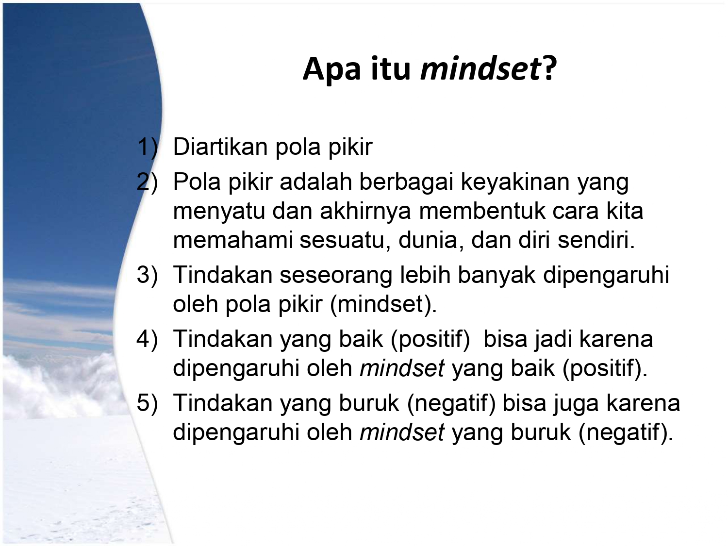 Mengubah Mindset, Mengubah Kinerja – Subagio Waluyo